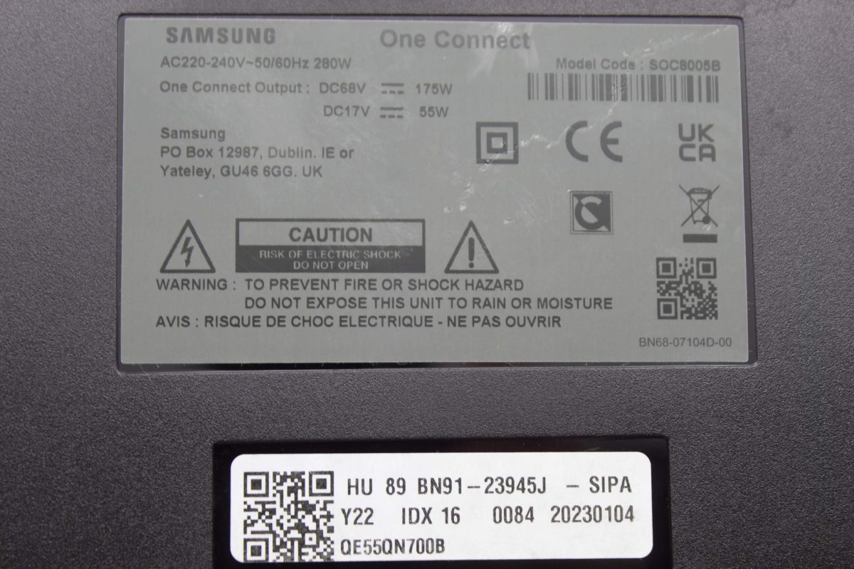Samsung QE55QN700B One Connect Box BN91-23945J - Samsung Yedek Parça ...